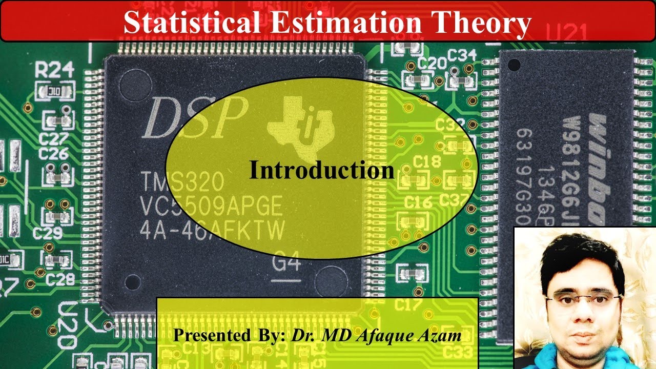 #Statistical Estimation Theory: Introduction - YouTube