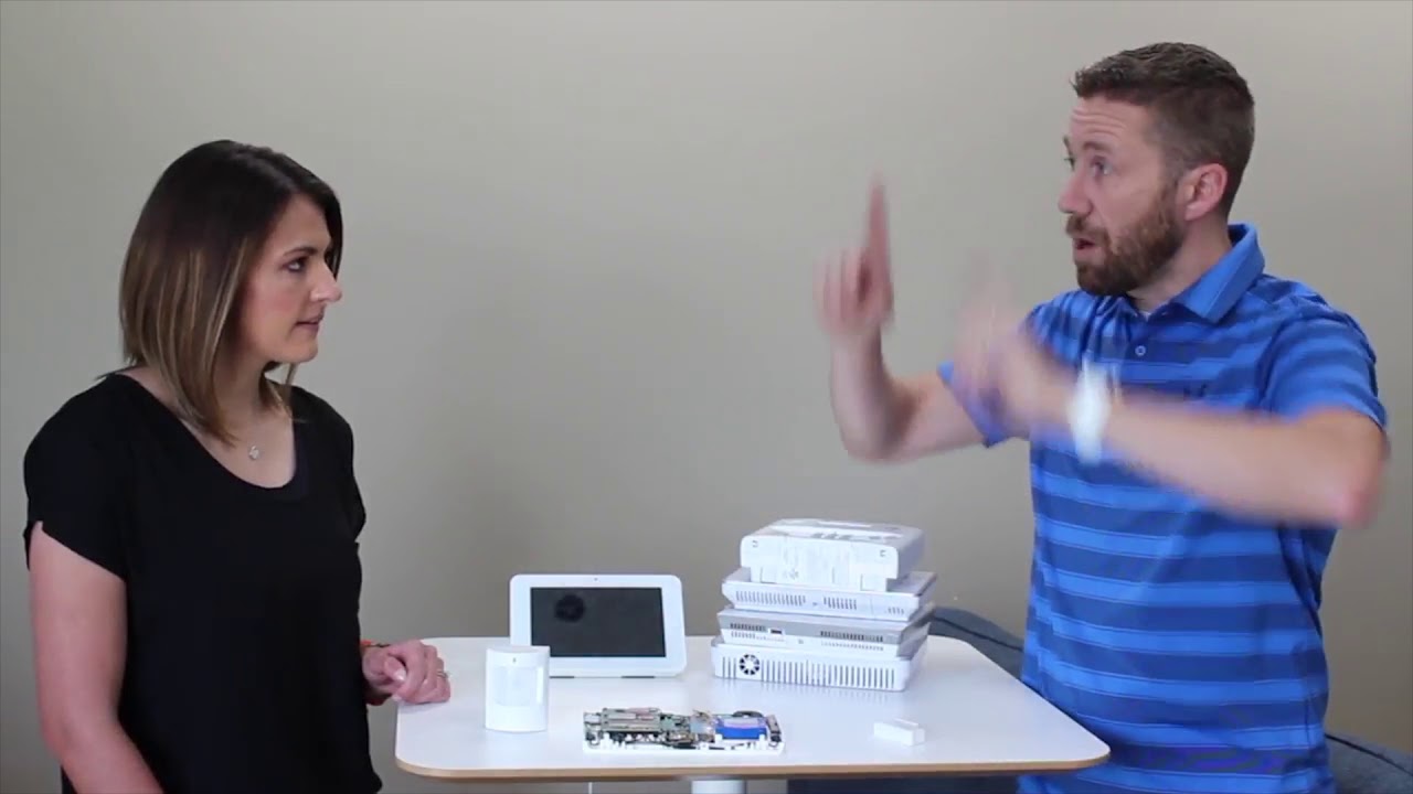 Qolsys IQ2 Panel - How a Wireless Security System Works - YouTube