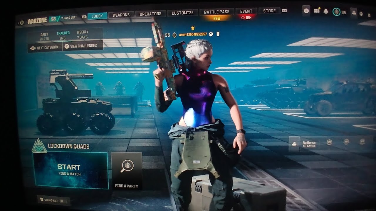 Playing some Call of Duty Modern Warfare, 3 lockdown quads - YouTube