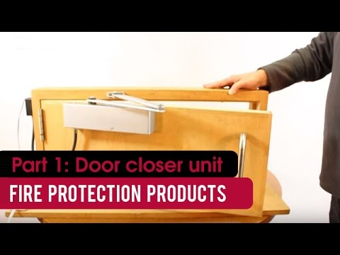 Arrow electromagnetic door closer unit - YouTube