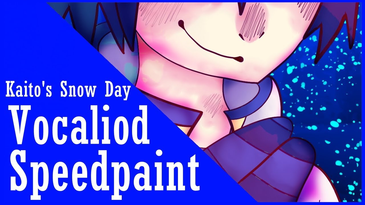 Kaito's Snow Day - Vocaloid - Speedpaint - YouTube