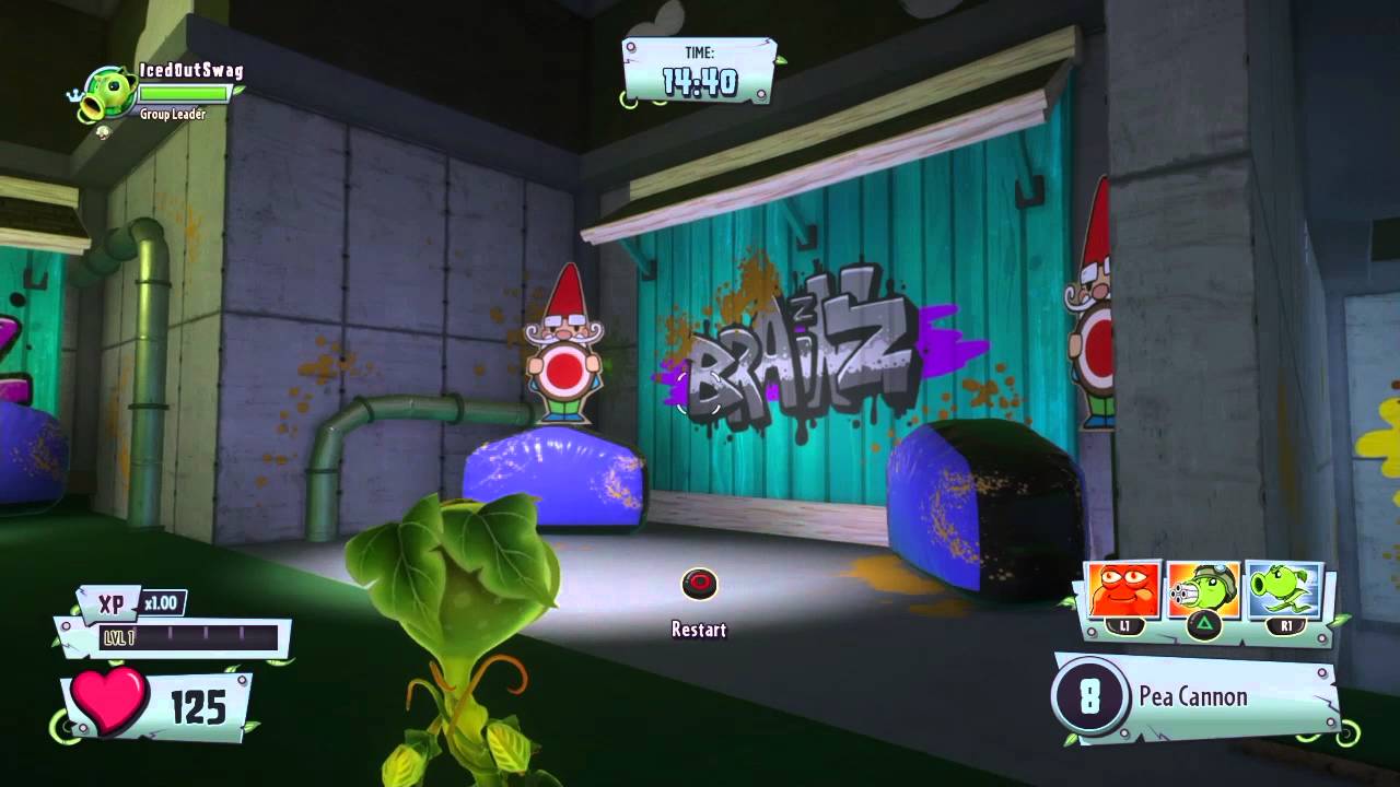 PvZ GW2 Crazy Target Range S-rank with Peashooter - YouTube