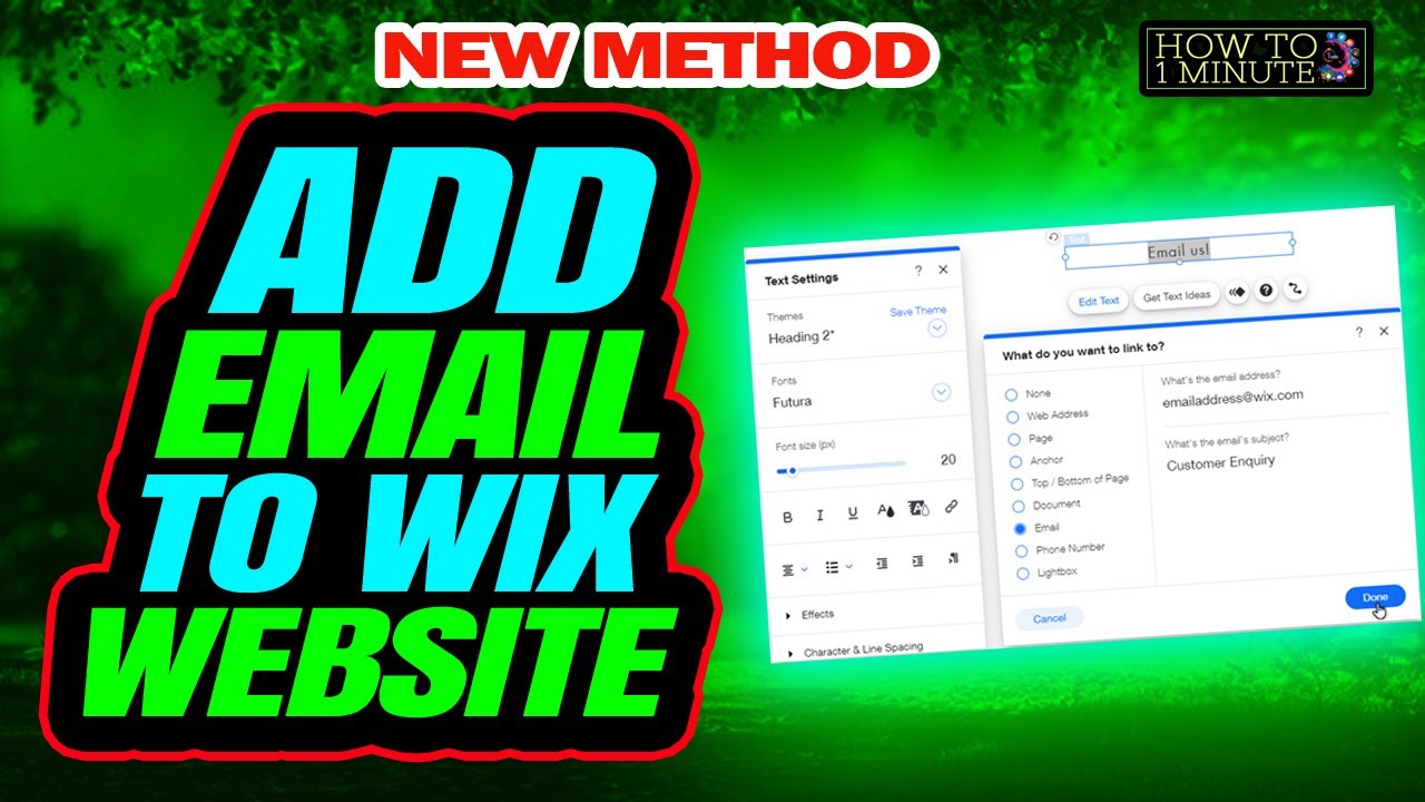 How To Add Email To Wix Website 2023 YouTube How To Add Email To Wix Website 2023 YouTube