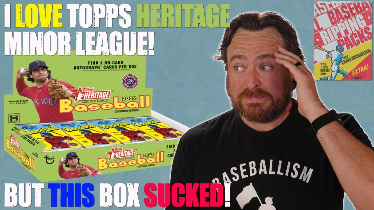 ⚾️🔥⚾️TOPPS HERITAGE MiLB HOBBY BOX!! NEW RELEASE!!⚾️🔥⚾️MINOR LEAGUE ...