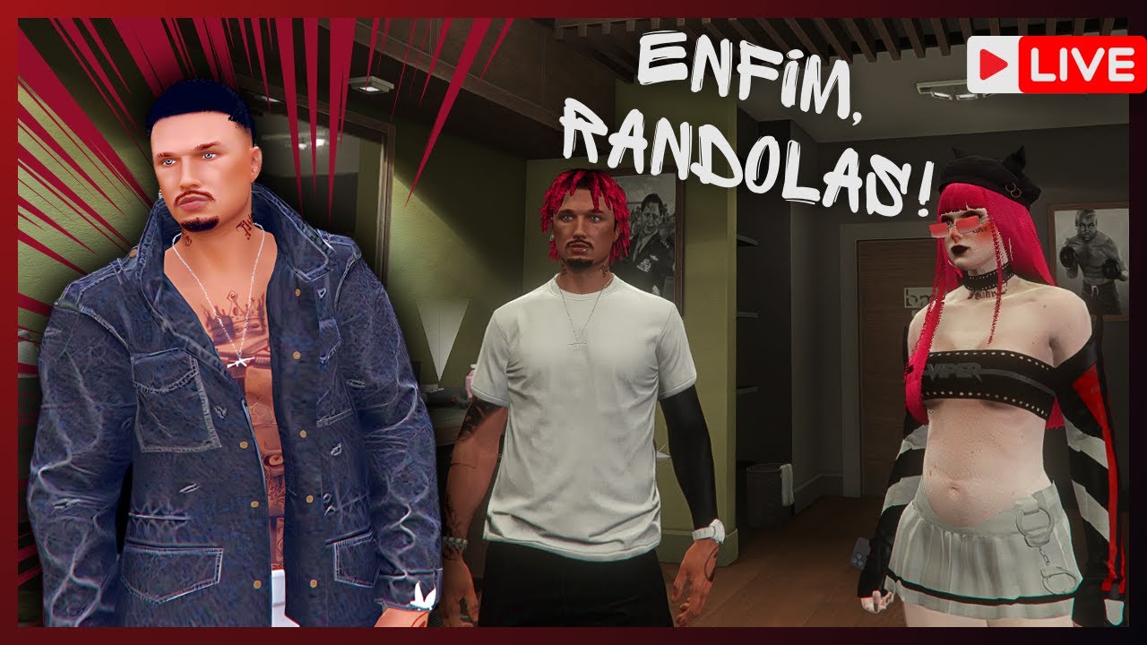 🔴 LIVE: GTA RP - ENFIM, RANDOLAS! | JUNIOR KALLAN | CDANJOS | +18 | - YouTube