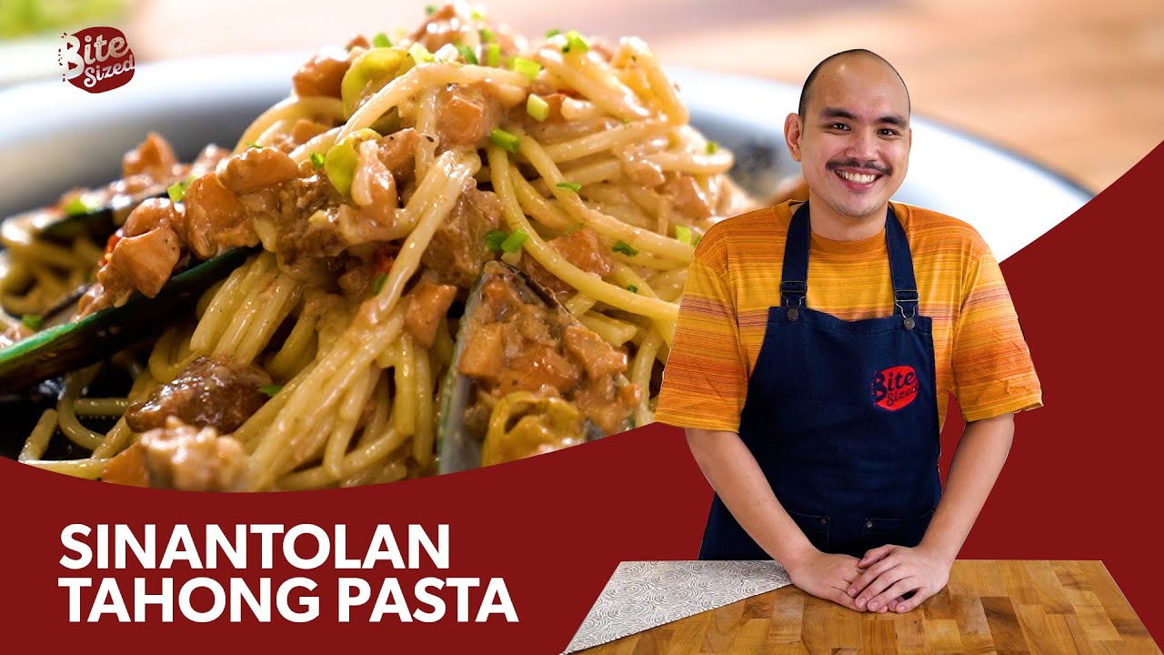 How To Make Sinantolan Tahong Pasta | Creamy And Tangy Pasta With ...