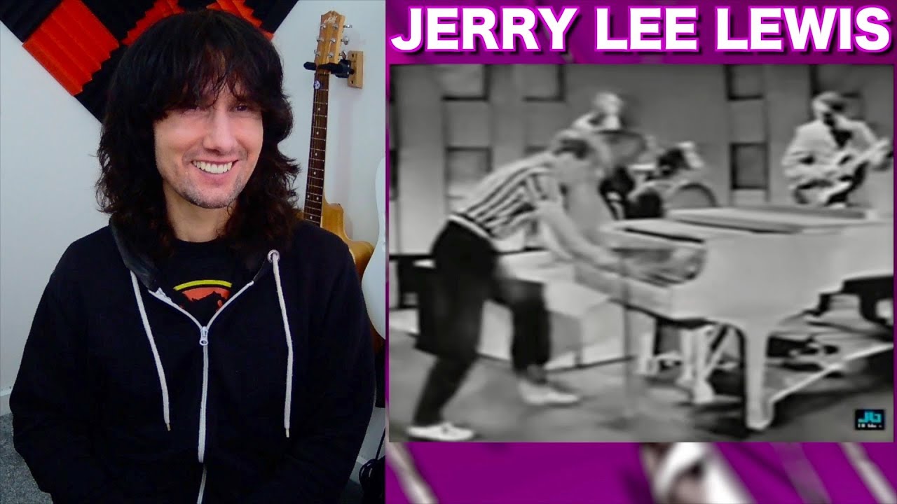 Jerry Lee Lewis opens the door (literally!) to Rock'n Roll Live in 1957 ...