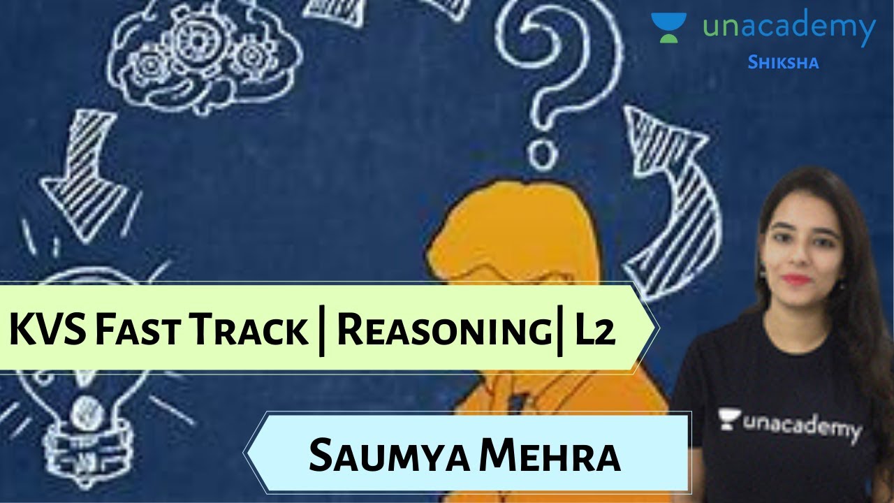 KVS Fast Track | Reasoning | PRT | 2020| Saumya Mehra - YouTube
