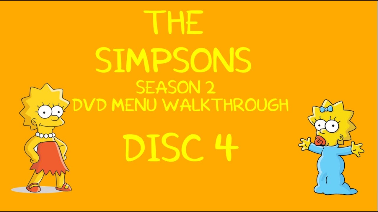 The Simpsons: Season 2 DVD Menu Walkthrough (Disc Four) - YouTube