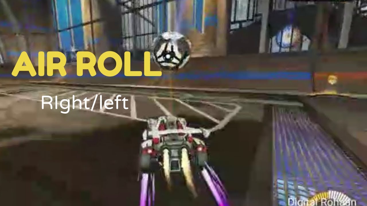 How to do Air Roll right/left on Rocket League - YouTube