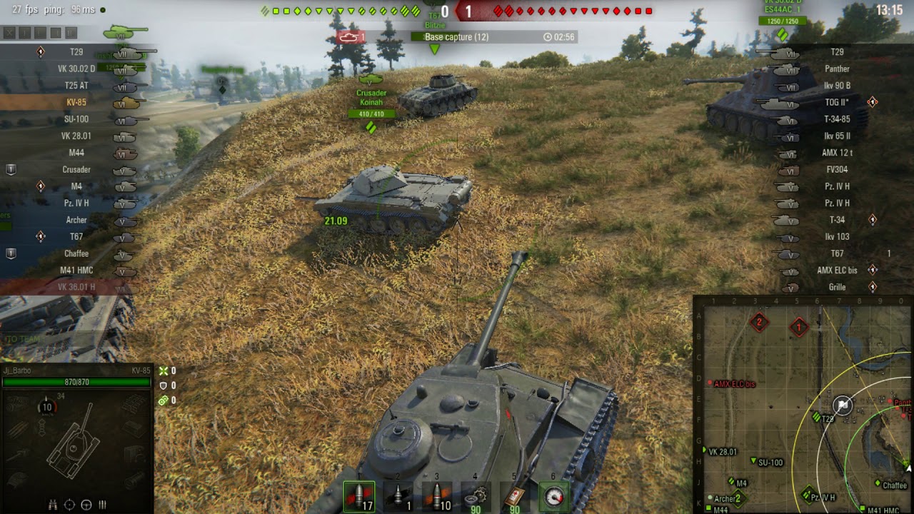 World of Tanks gameplay - YouTube