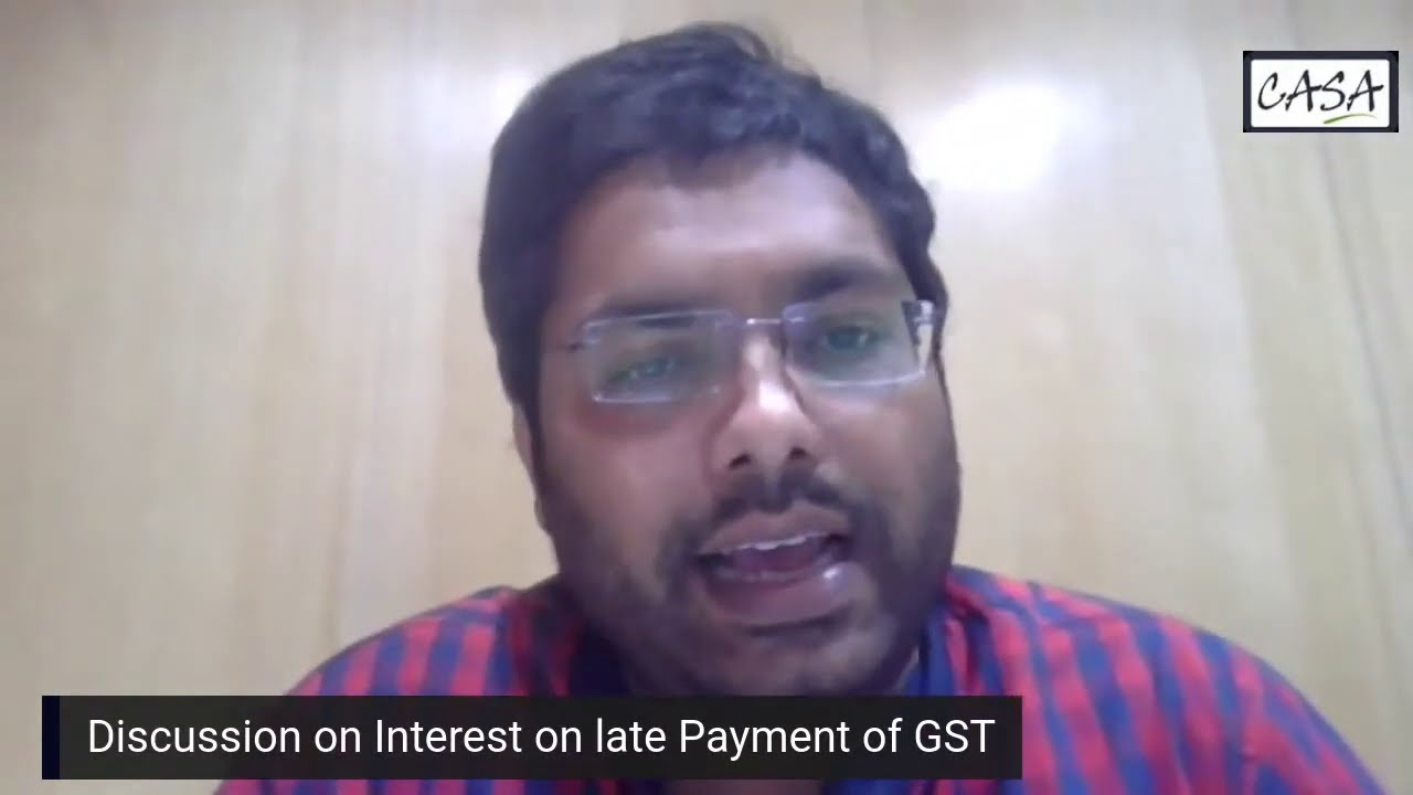Interest on late Payment of GST on Net Liability - YouTube