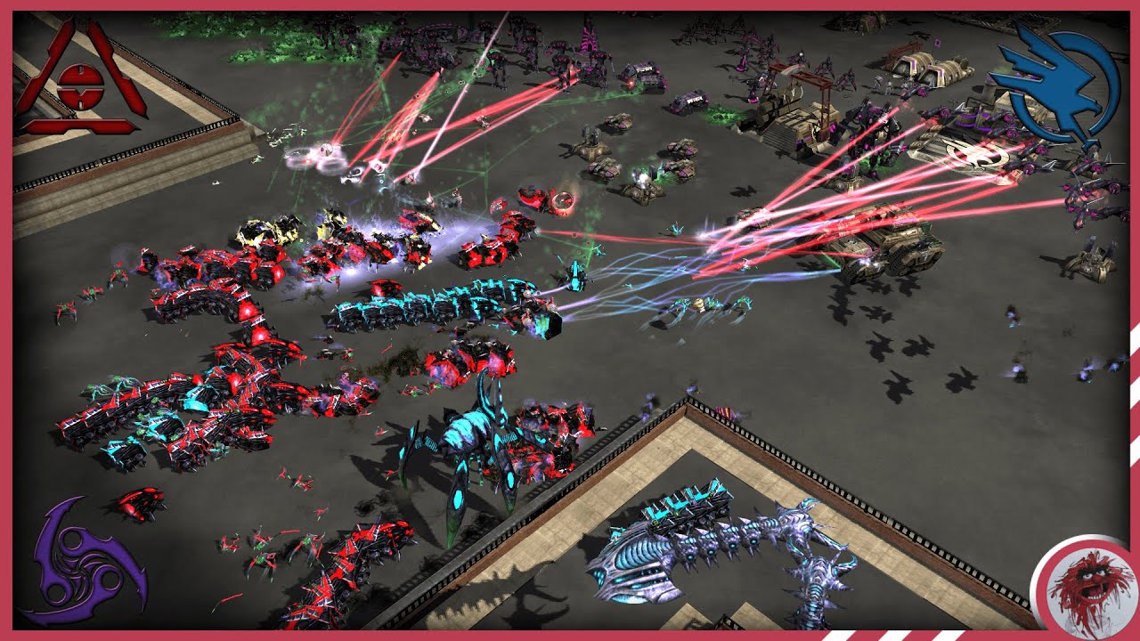 HDR - 2v4 Tech Playing as GDI - Unofficial Patch 1.04 Big Bang - Kane's ...