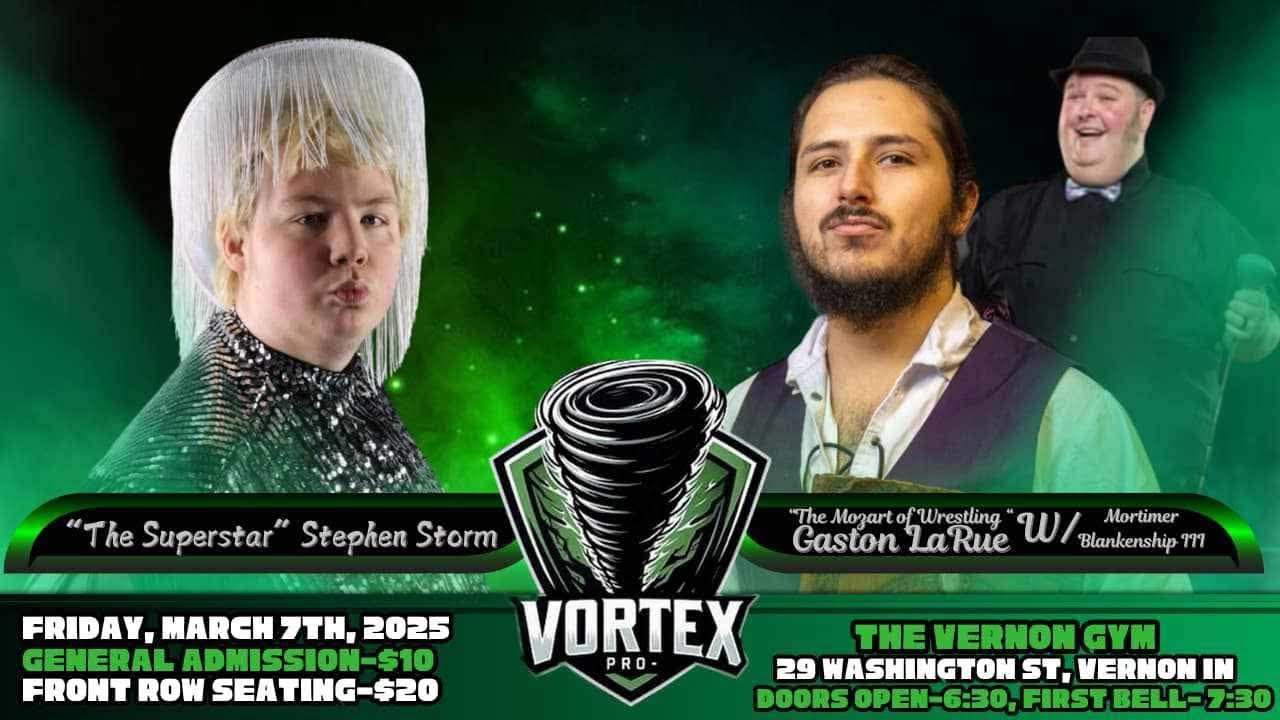 Vortex Pro| Gaston LaRue w Mortimer Blankenship III vs Stephen Storm ...