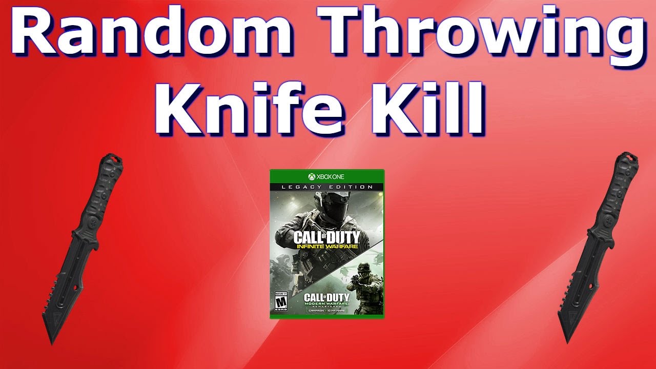 Call of Duty- Crazy Throwing Knife Kill - YouTube