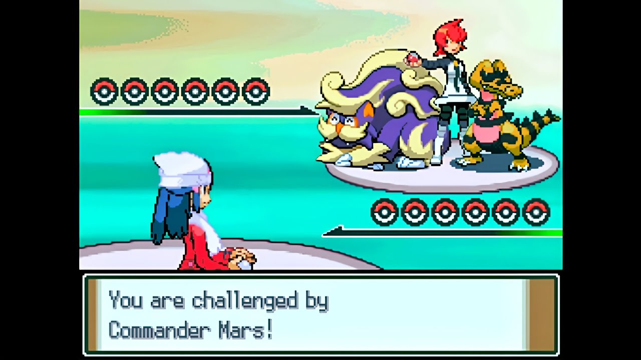 Pokemon Platinum Redux - Team Galactic Commander Mars 1 @ Valley ...