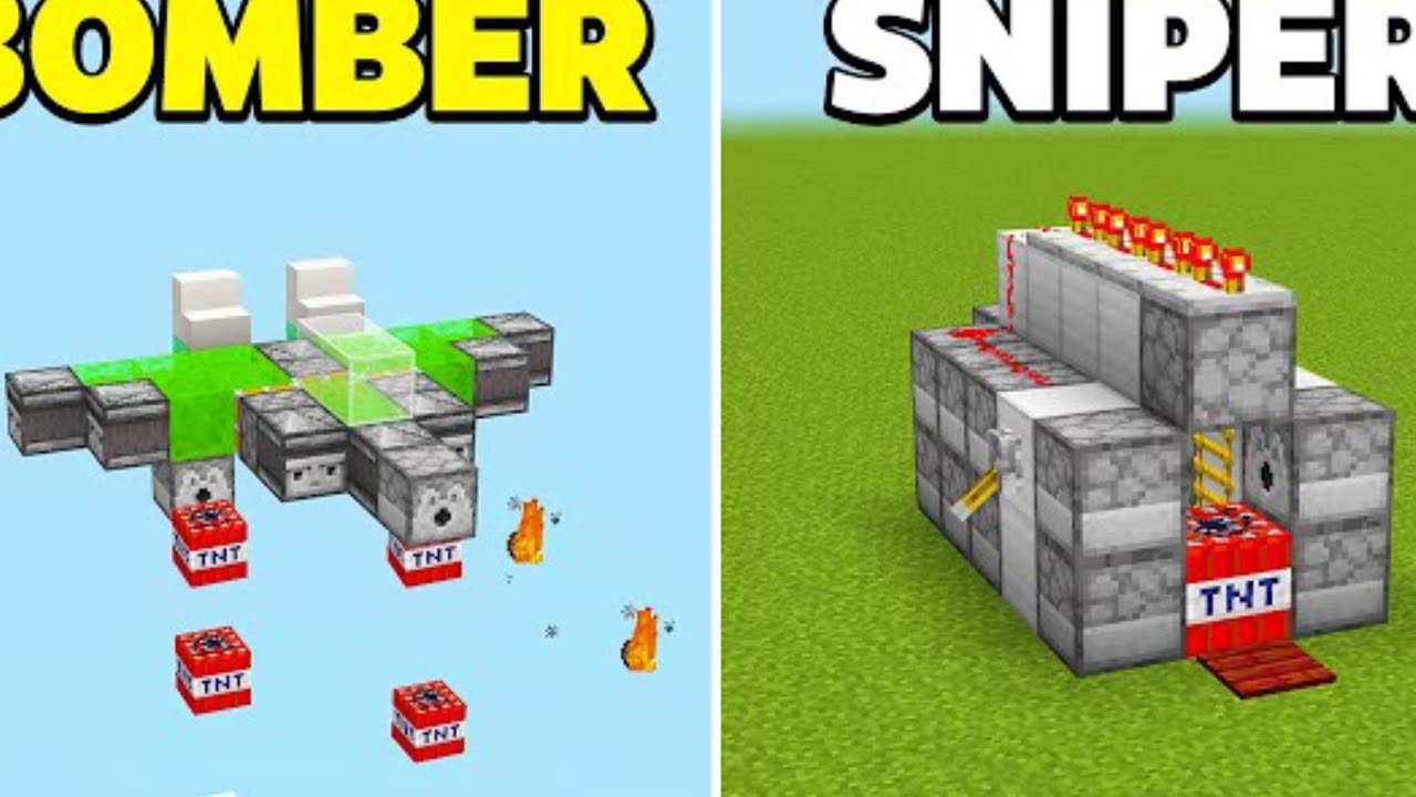3 Easy build TNT cannon in minecraft bedrock version 1.20.1 - YouTube