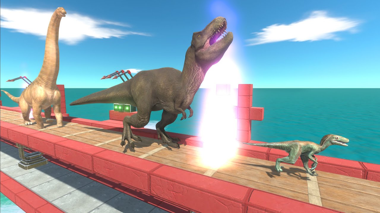 Dinosaurs, Jet Engine and Mechanical Arm - Animal Revolt Battle ...