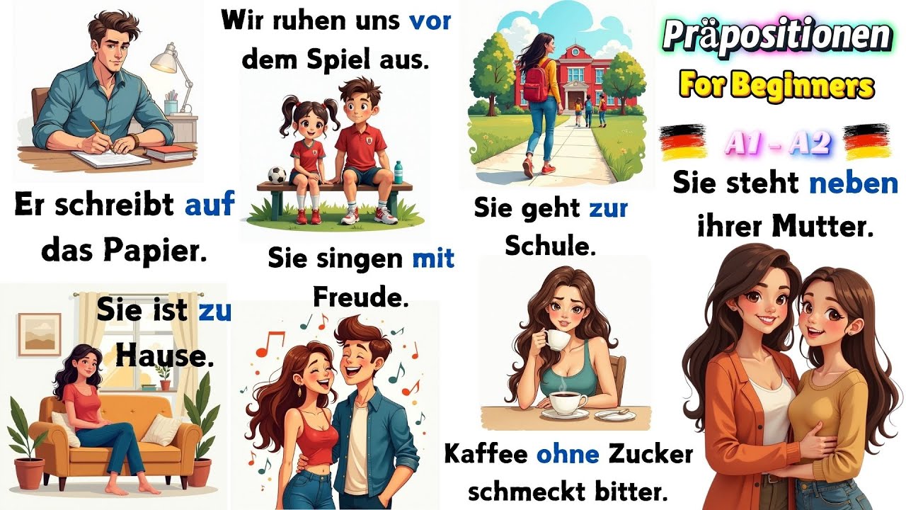 Learn German Prepositions Easily: Essential Examples for Beginners 📝 ...