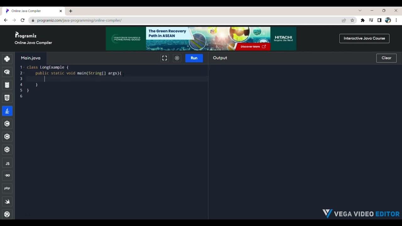 Java (Programming Language) Project 6: 'Long Data Type' Created by Trishanth Kumar - YouTube