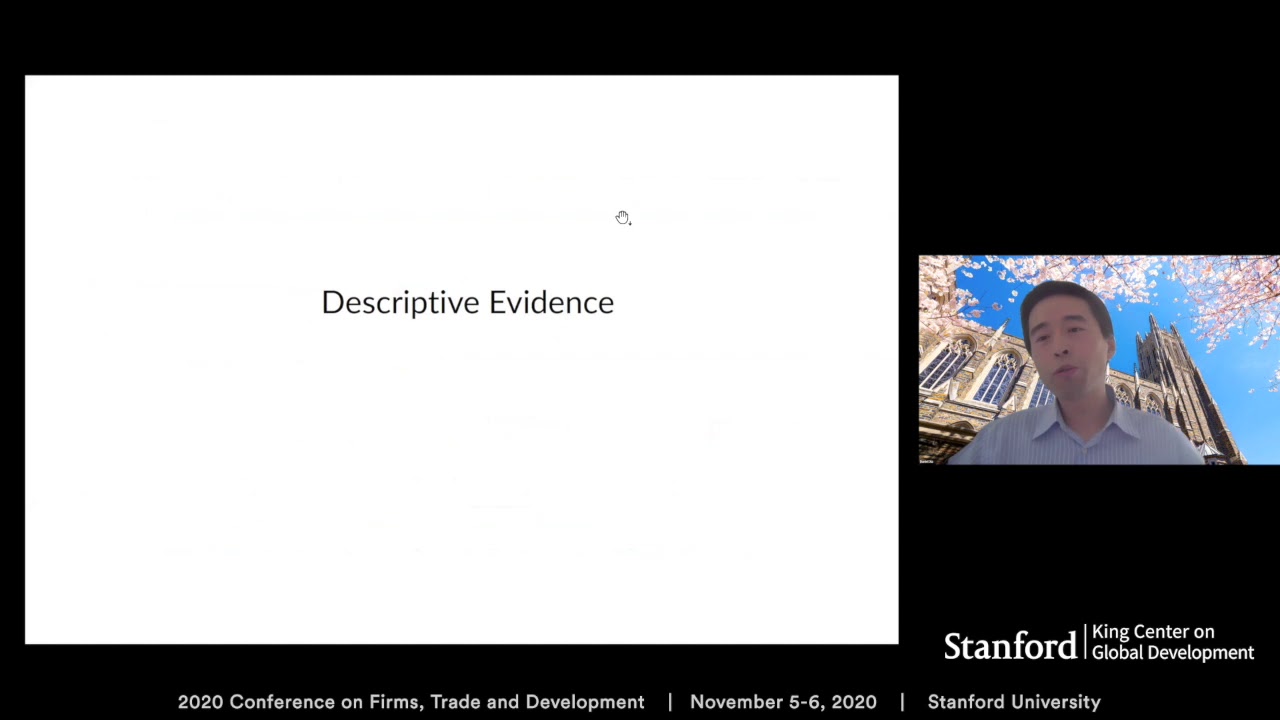 2020 Conference on Firms, Trade and Development - Daniel Yi Xu - YouTube