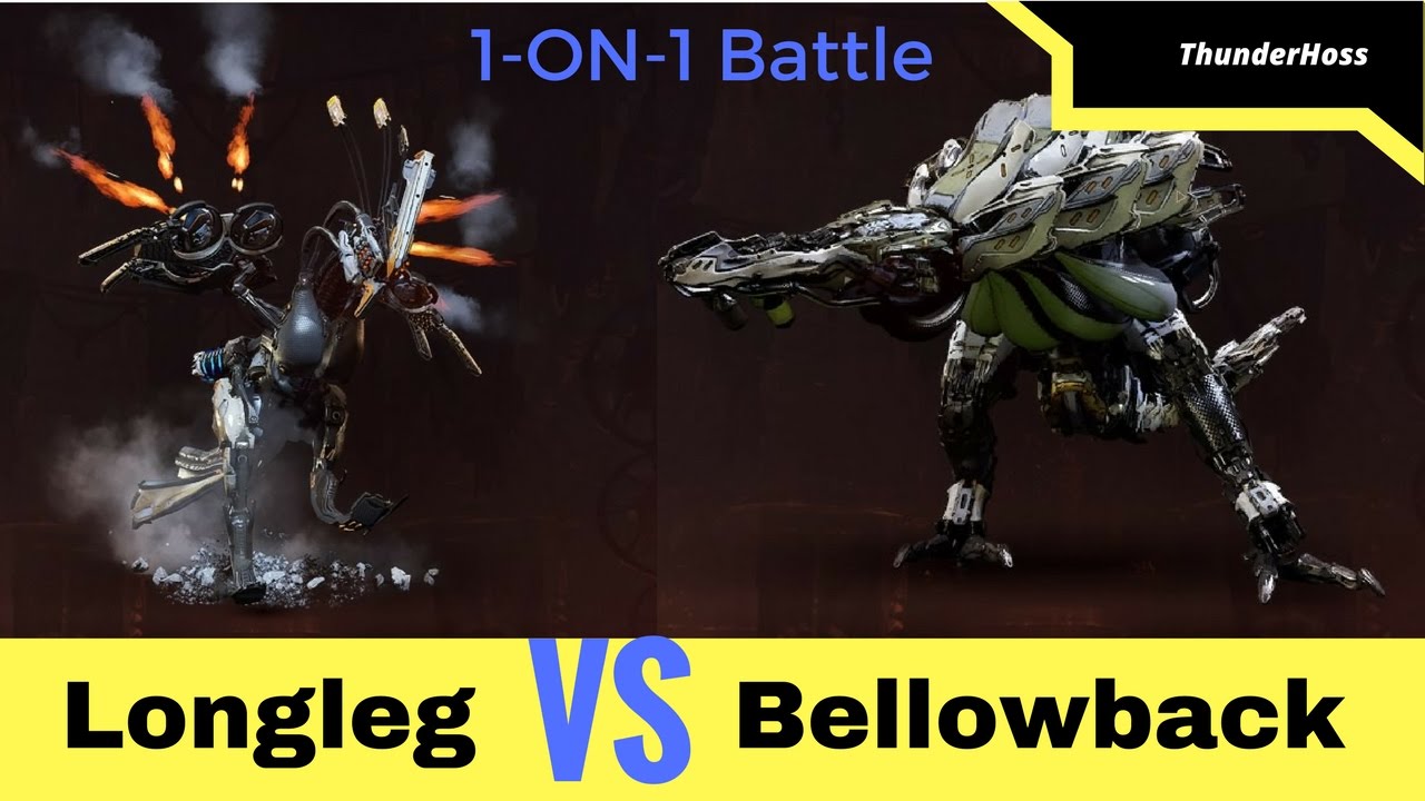 Horizon Zero Dawn - Longleg VS Fire Bellowback (Horizon Fight Club #15 ...