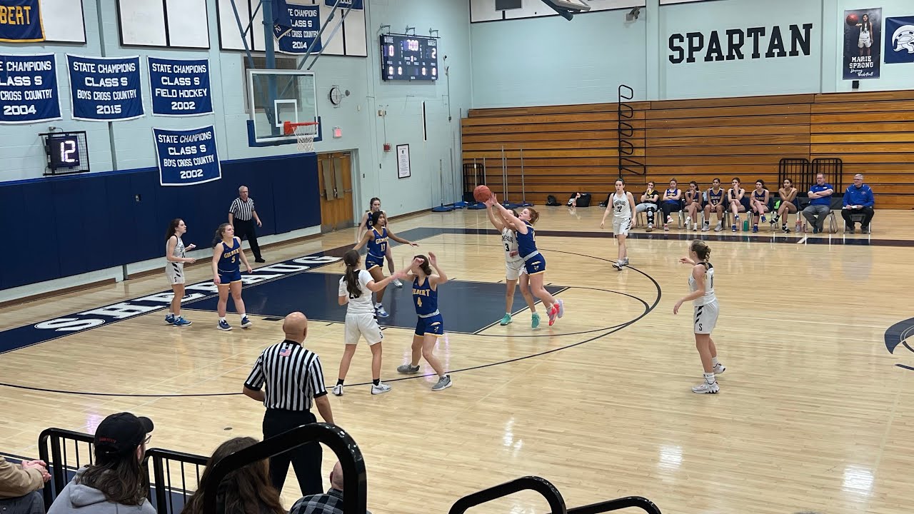 Girls Varsity Basketball Gilbert School in Connecticut. - YouTube