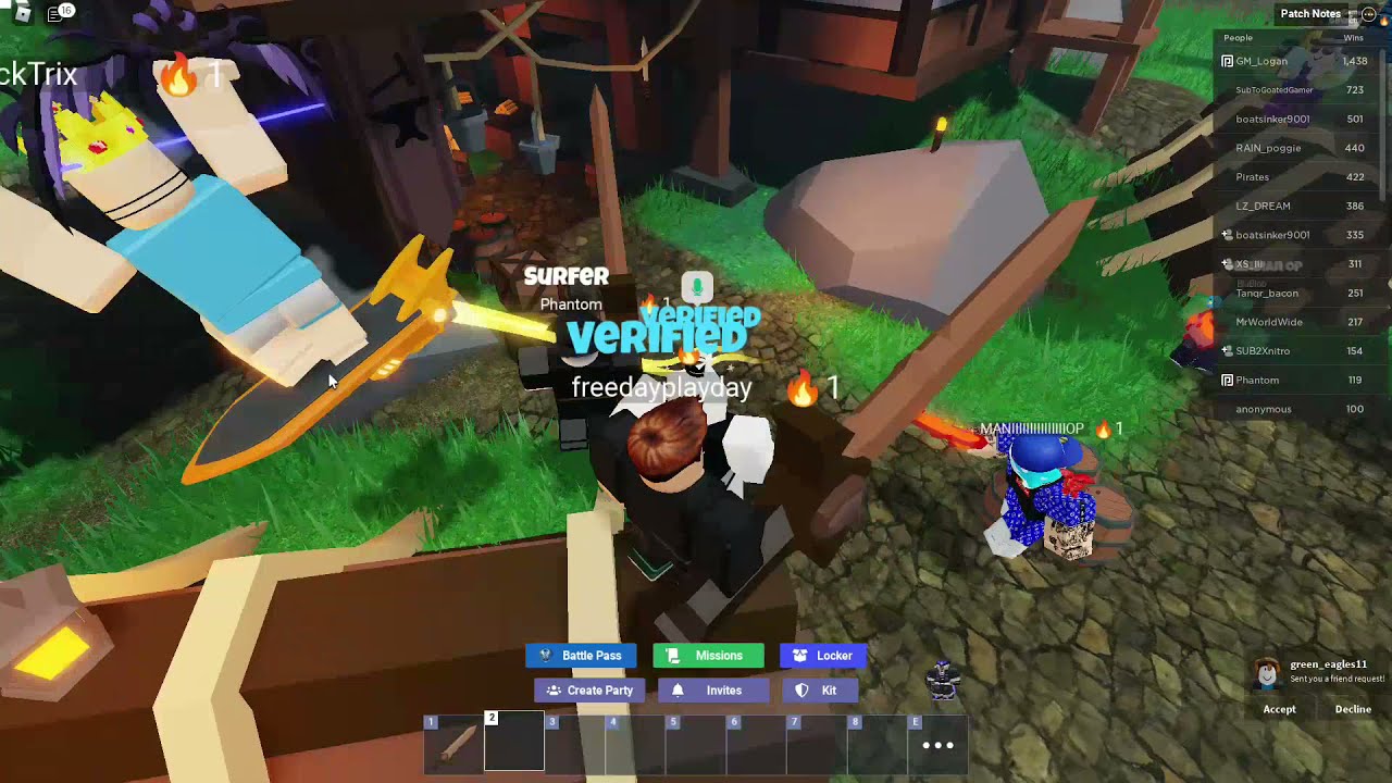 Roblox BedWars - SnickTrix Hoverboarding - YouTube