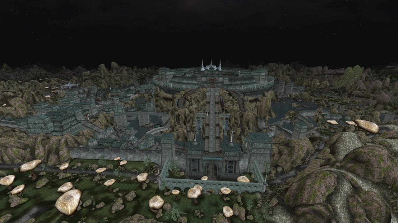 The city of Almalexia (Tamriel Rebuilt Preview) - YouTube