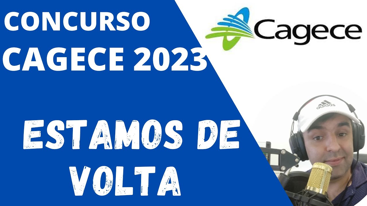 CONCURSO CAGECE ANUNCIADO - ESTAMOS DE VOLTA - YouTube