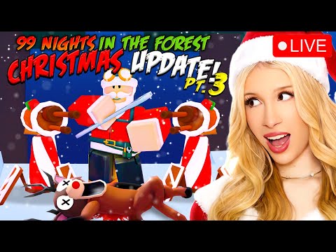 🔥PART 3 CHRISTMAS UPDATE in 99 NIGHTS IN THE FOREST... *HURRY AND JOIN*