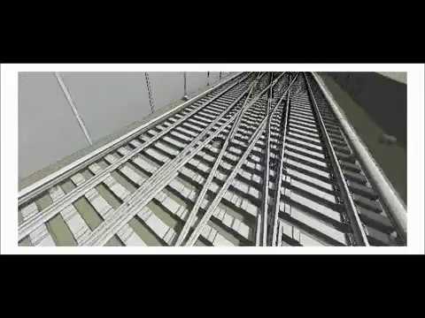 Rail Lines Captured by 3D Laser Scanning, Showing 3D CAD/BIM Modeling ...