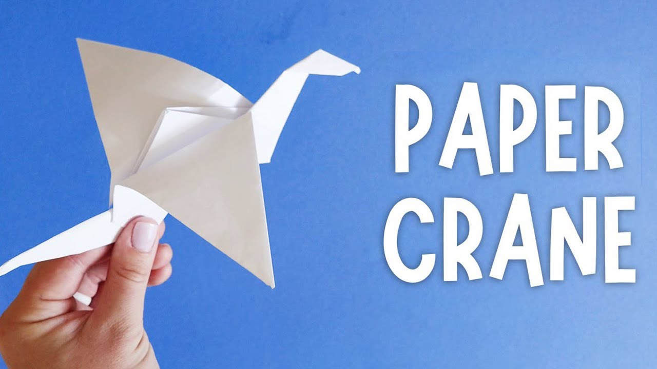 How to Make a Paper Crane | Easy Origami Crane Tutorial - YouTube