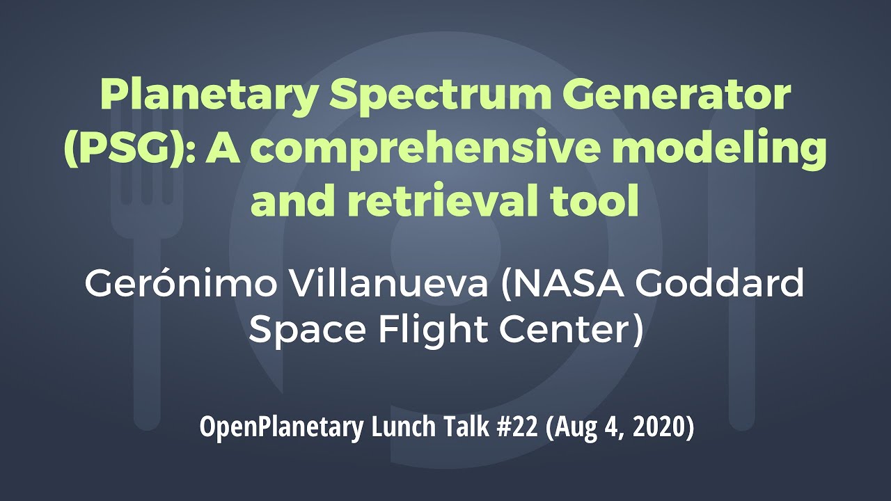 OP Lunch Talk #22: "Planetary Spectrum Generator" - YouTube