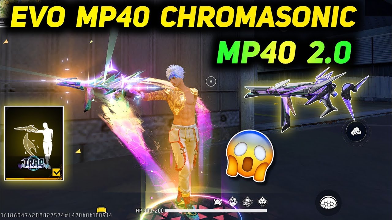 Mp40 Chromasonic | New Evo Mp40 2.0 - Free Fire New Evo Mp40 - YouTube