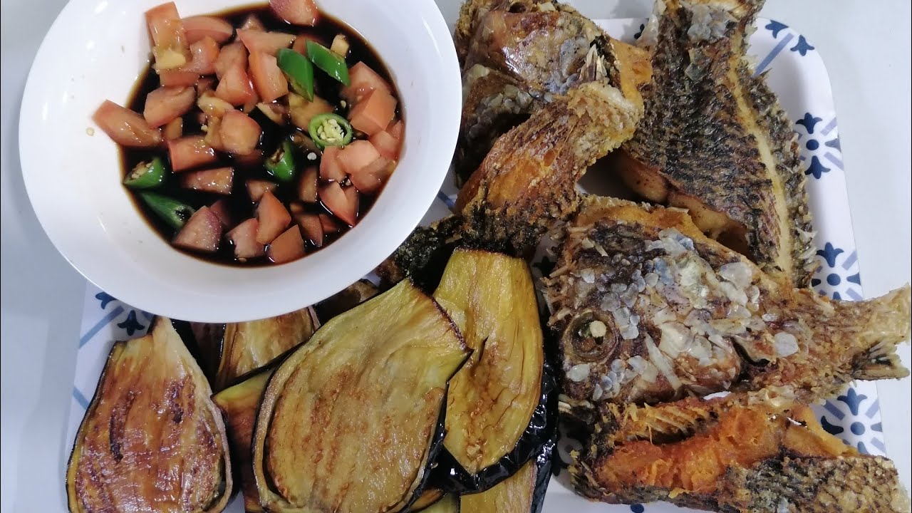 Pritong Tilapia at Talong by Nics - YouTube