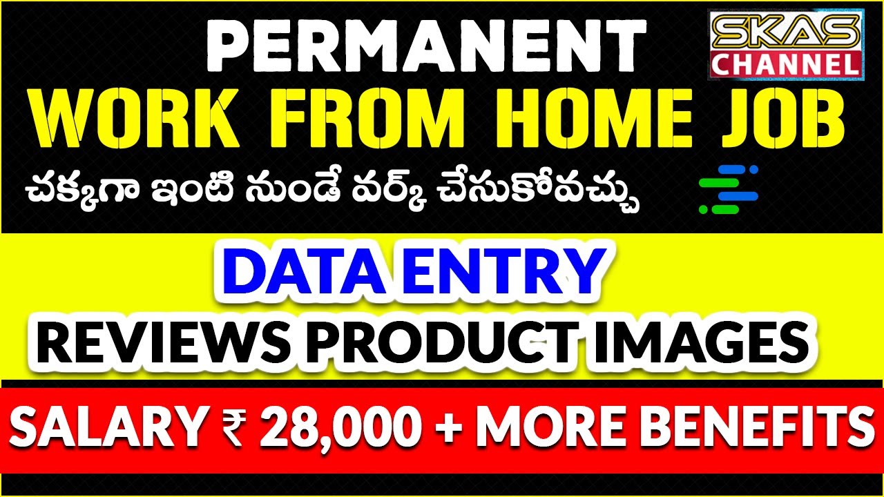 Permanent Work From Home Job | Data Entry & Reviews product images Job ...