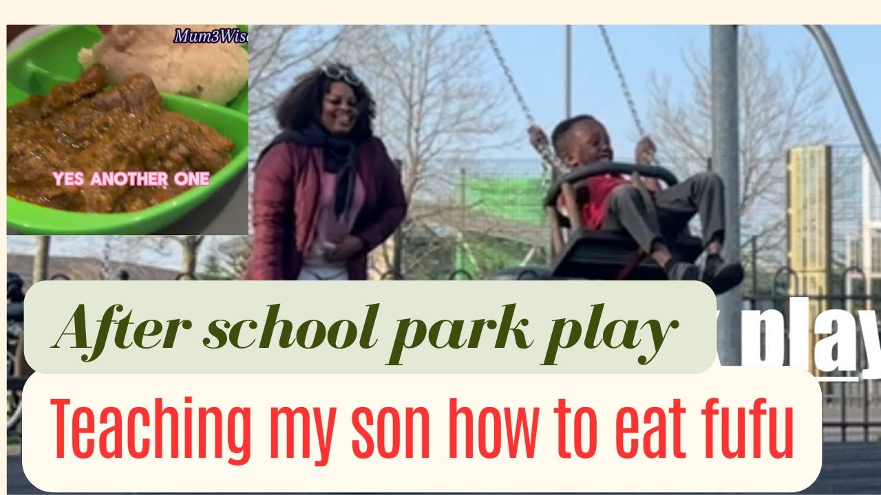 "Park After School: Playtime Adventures!"// teaching my son to Eat our ...