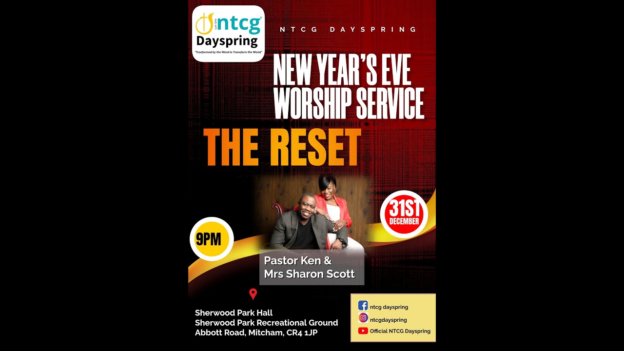 NTCG Dayspring's New Years Service - YouTube