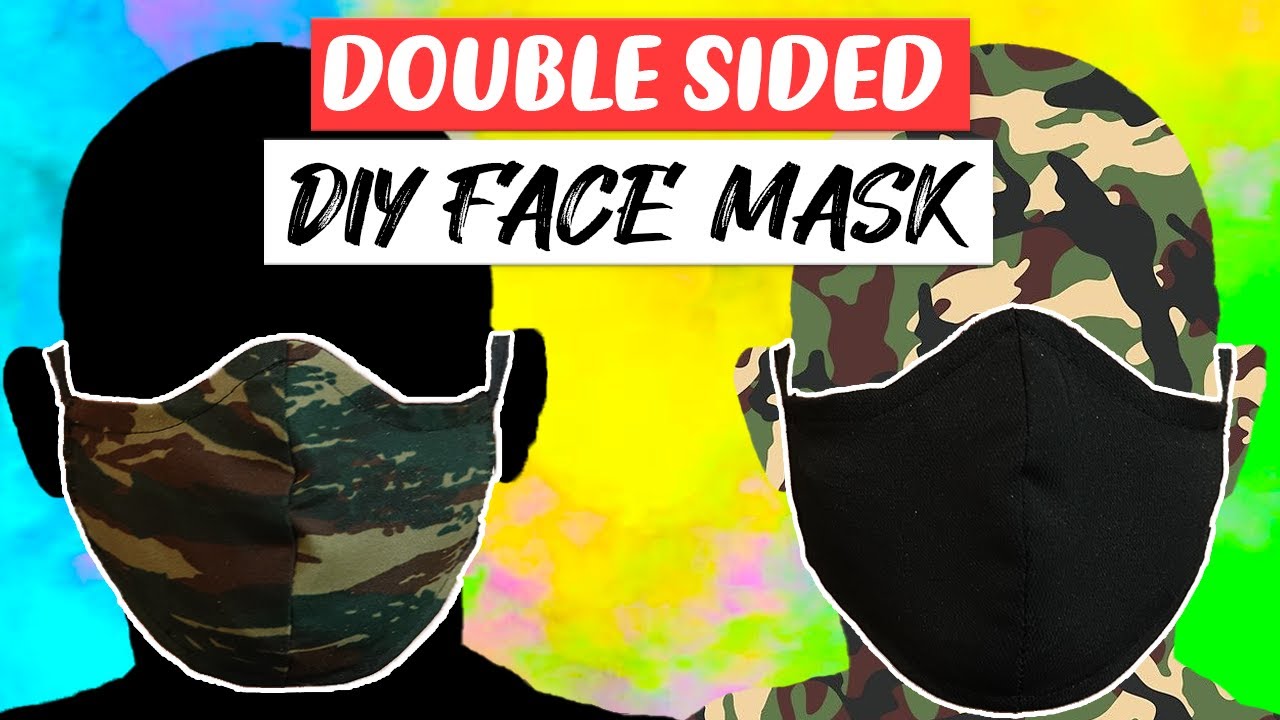 Tutorial: DIY Face Mask (2 STYLES) | Double Sided | 2021 - YouTube