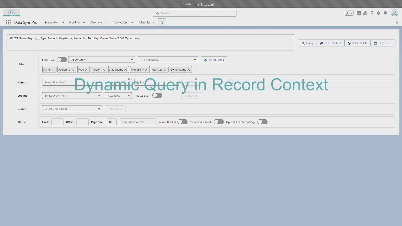Dynamic Query in Record Context - YouTube
