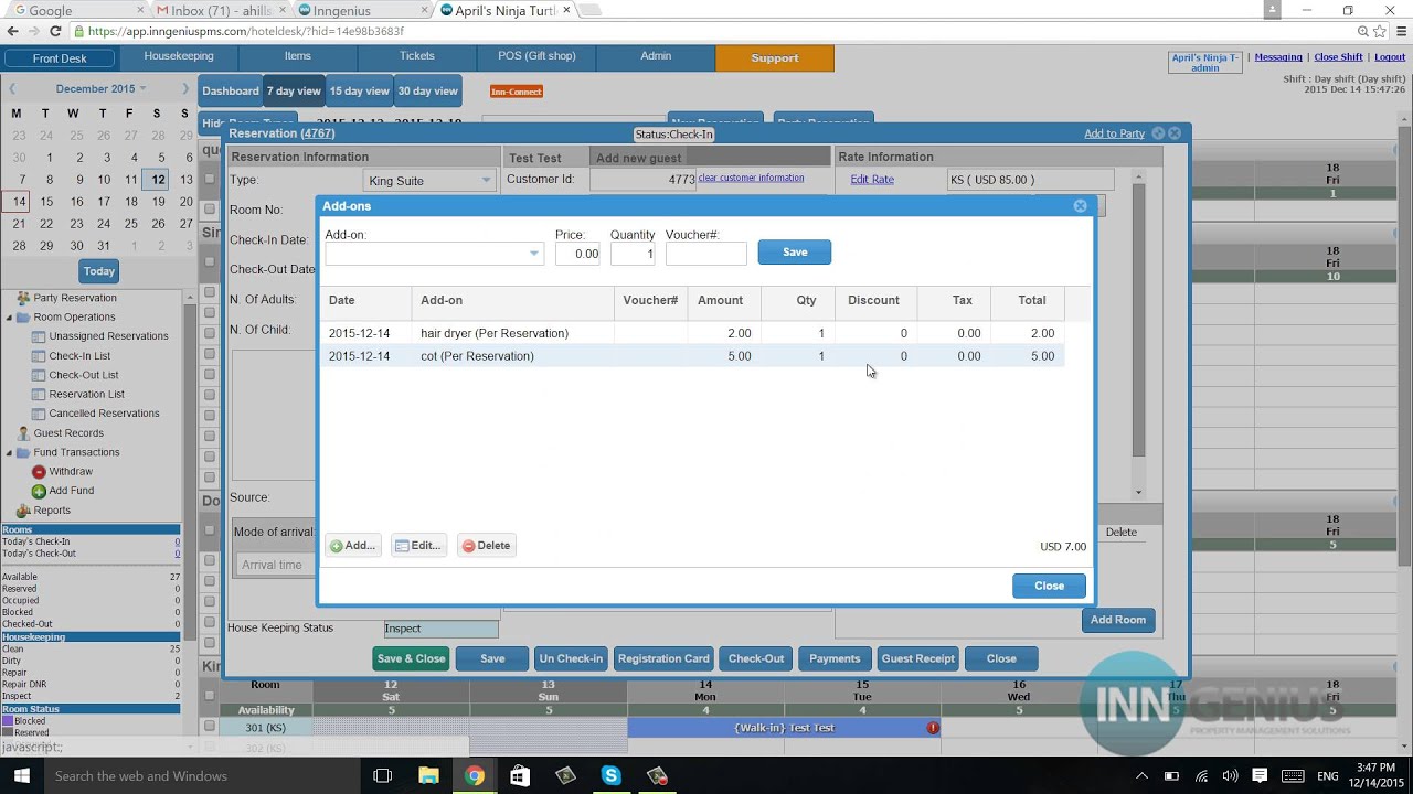 Creating add ons to your reservations - YouTube