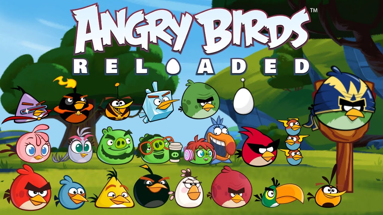 Angry Birds Reloaded - All Birds & Power-Ups Abilities (28 de Novembro ...
