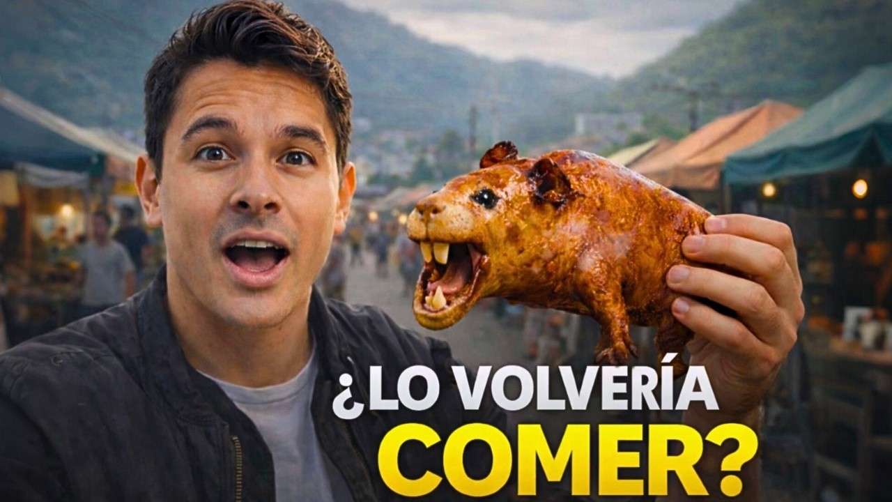¡Comí CUY ASADO en Pasto! ¿Lo volvería a hacer? 🐹 - YouTube