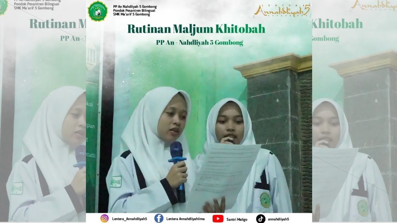 🔴 Live rutinan maljum KHITOBAH Santri An Nahdliyah 5 GOMBONG - YouTube
