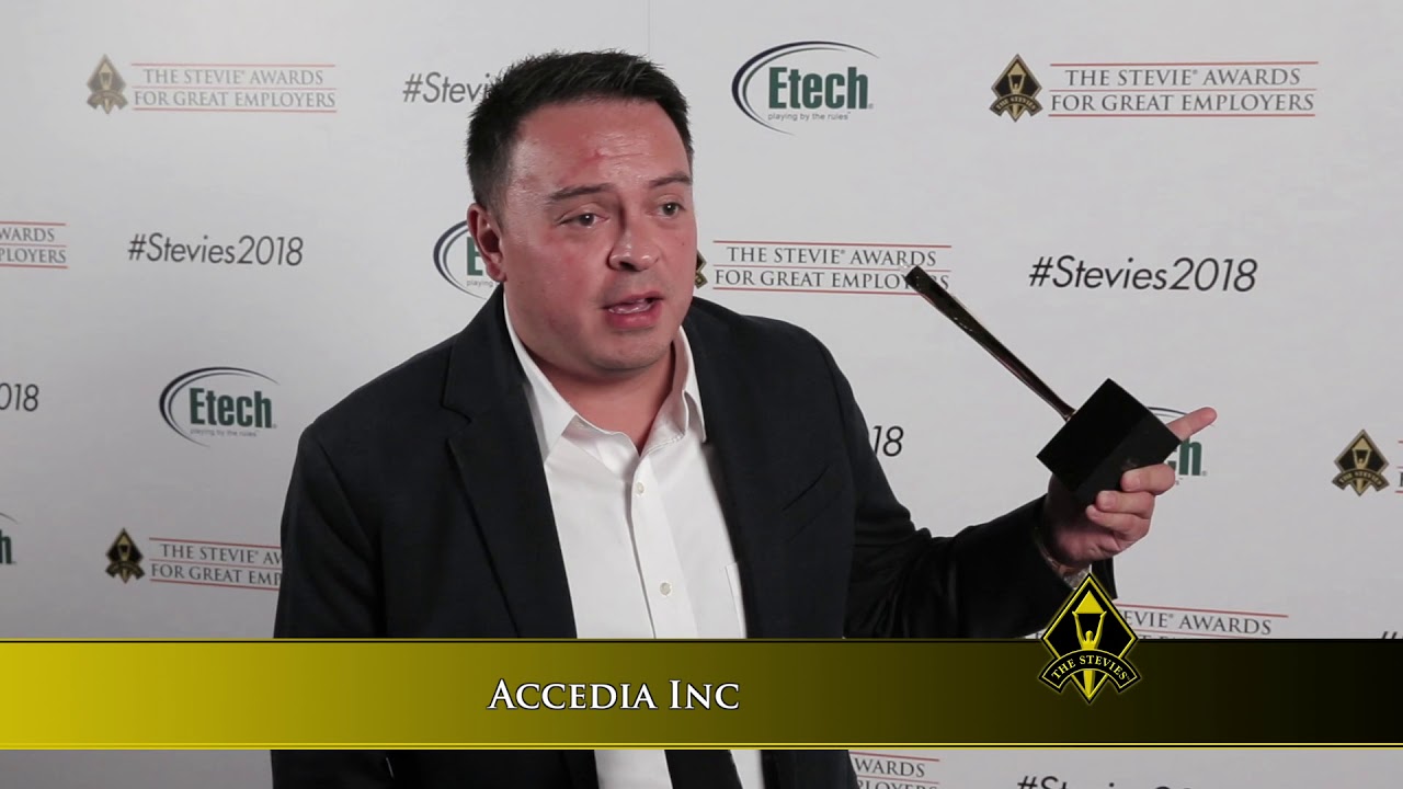 Accedia Inc. wins Stevie® Award in the 2018 Stevie® Awards for Great ...
