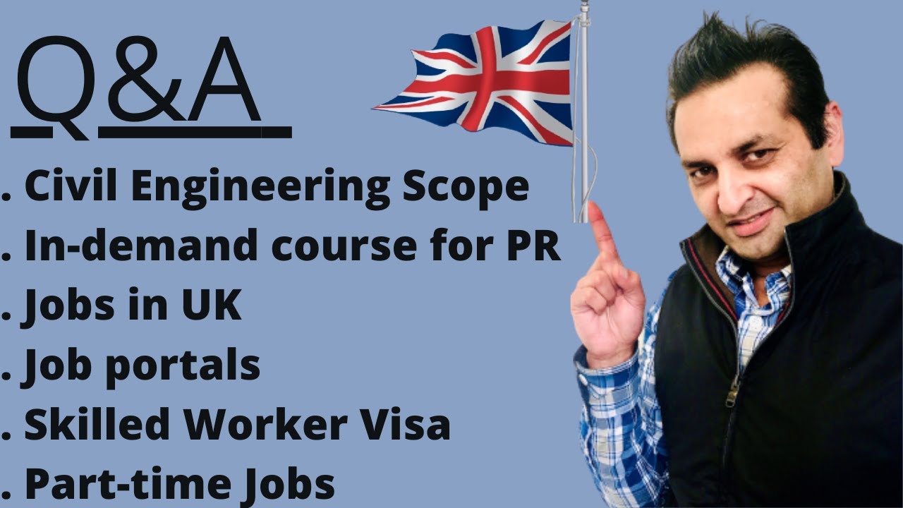 LIVE | Q&A | study in UK | Jobs in UK | Part-time Jobs | JK Civil ...