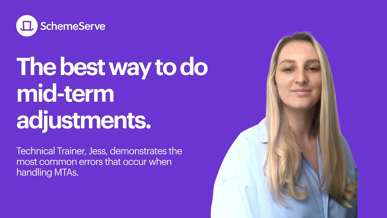 The best way to handle Mid-Term Adjustments in SchemeServe. - YouTube