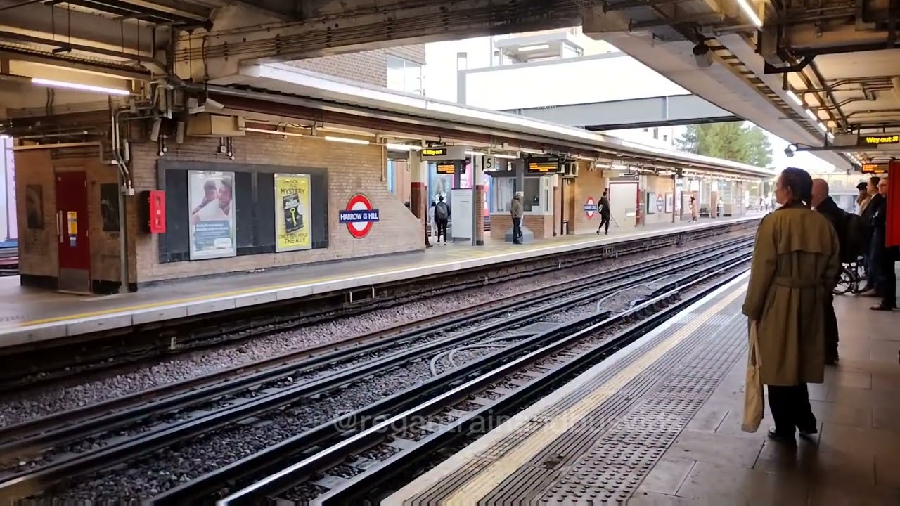 D78 Stock RAT departing Harrow on the hill and passing Rickmansworth ...