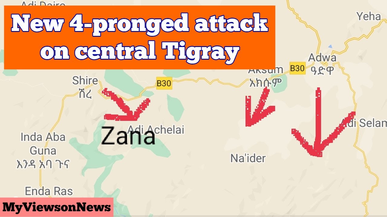Can TDF defend from new 4-pronged attack on central Tigray? - YouTube